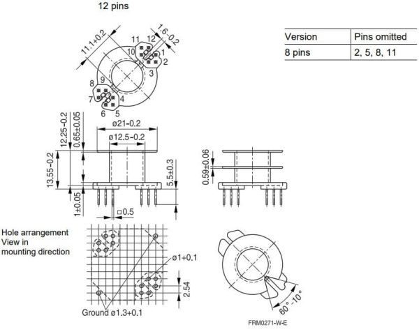 هسته فریت RM 10 - افرا صنعت